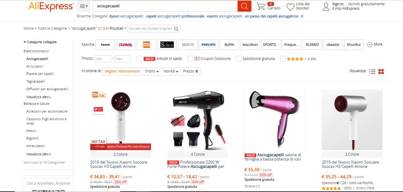 Aliexpress: recensione 2019 ed opinioni - Guida alla Scelta